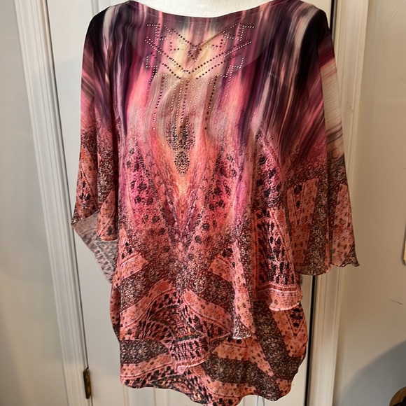 World unity | Tops | World Unity Size Large Multicolor Boho Style Shirt ...